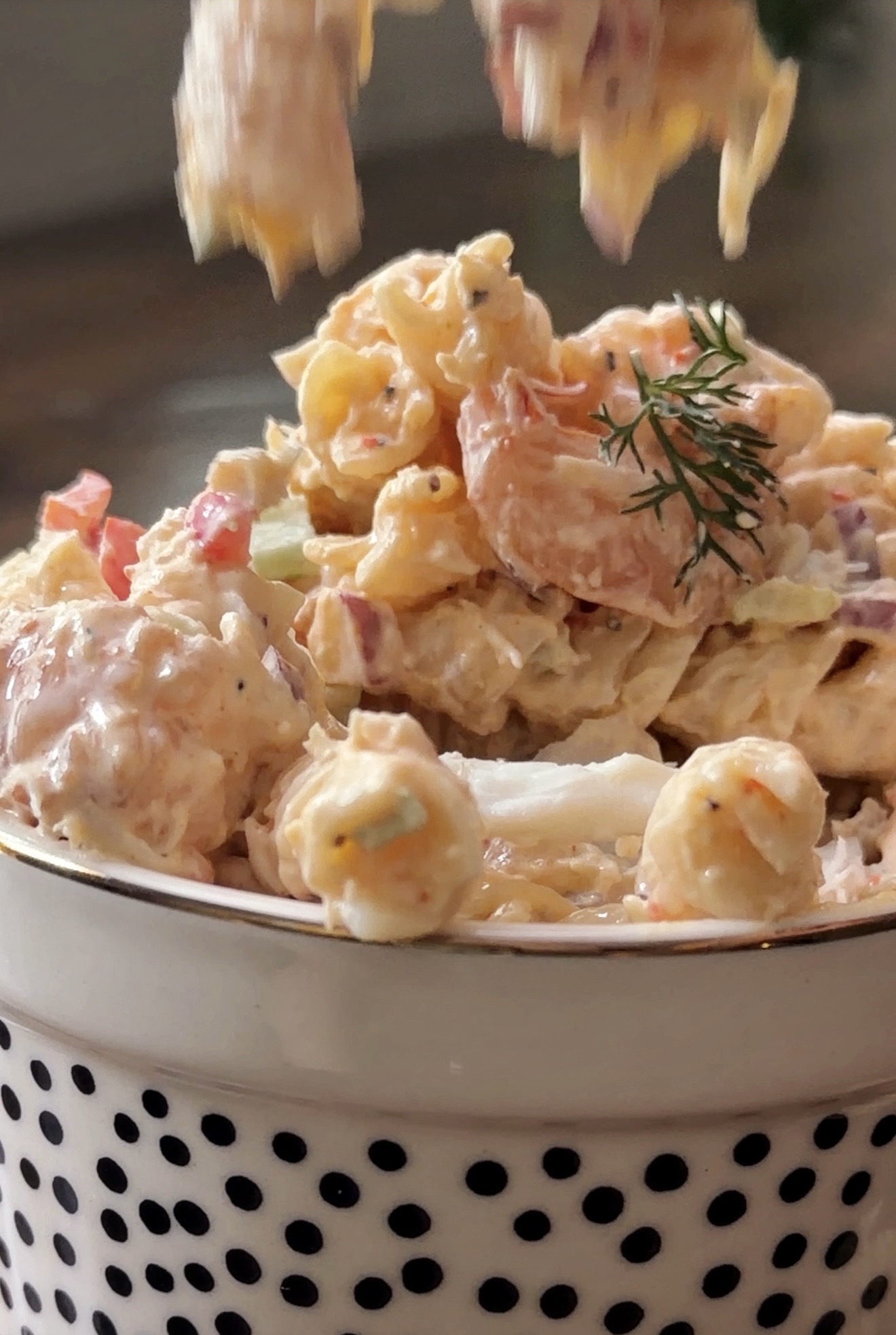 Creamy Seafood Pasta Salad Recipe - Coop Can Cook